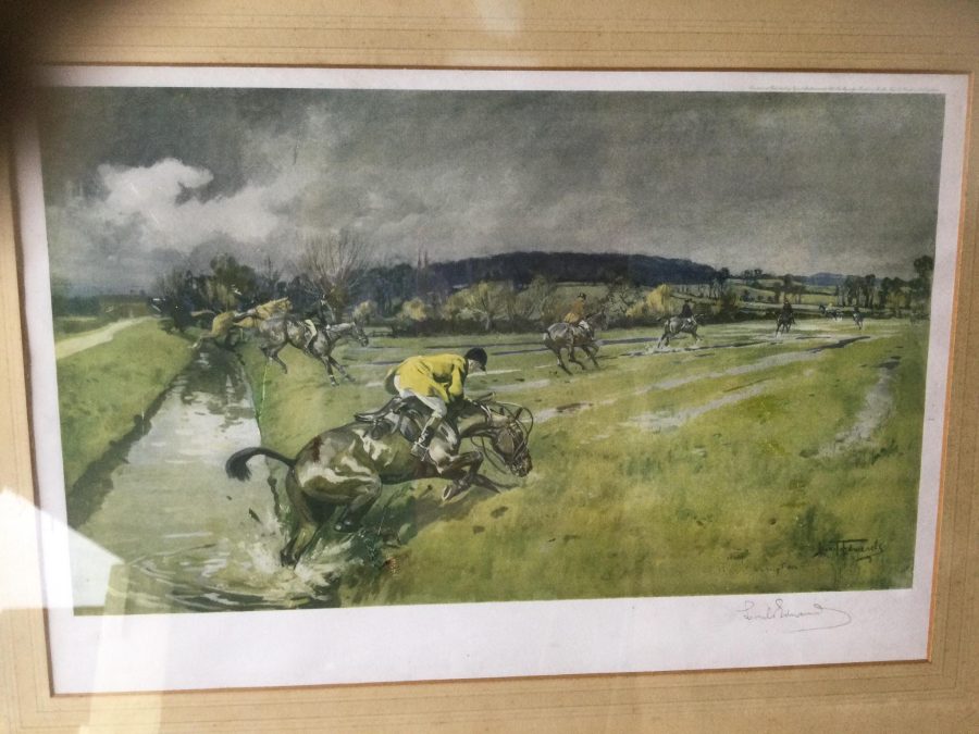 A Signed Original Print by Lionel Edwards of the Berkeley Hunt – South ...