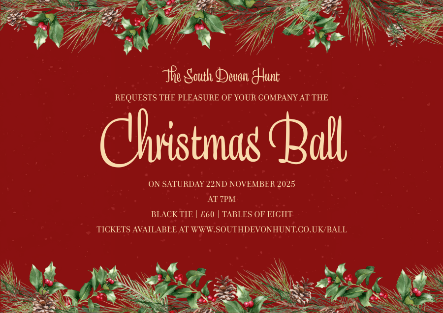 Hunt Ball – Individual – South Devon Hunt